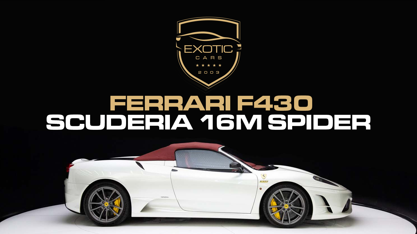 Ferrari F430 Scuderia 16M Spider – A Limited-Edition Open-Top Masterpiece